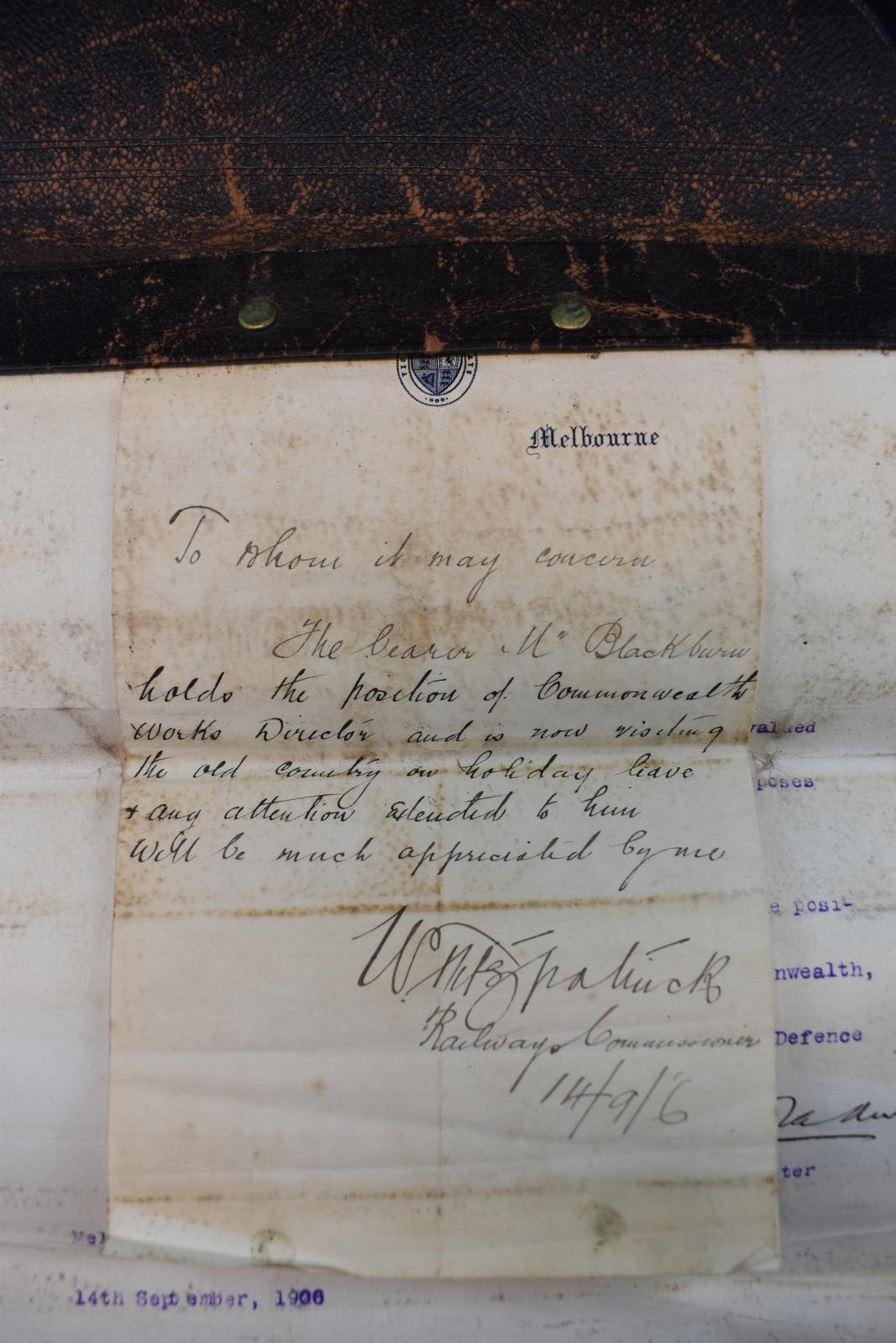 John Blackbourn Leather Document Wallet | Collections WA