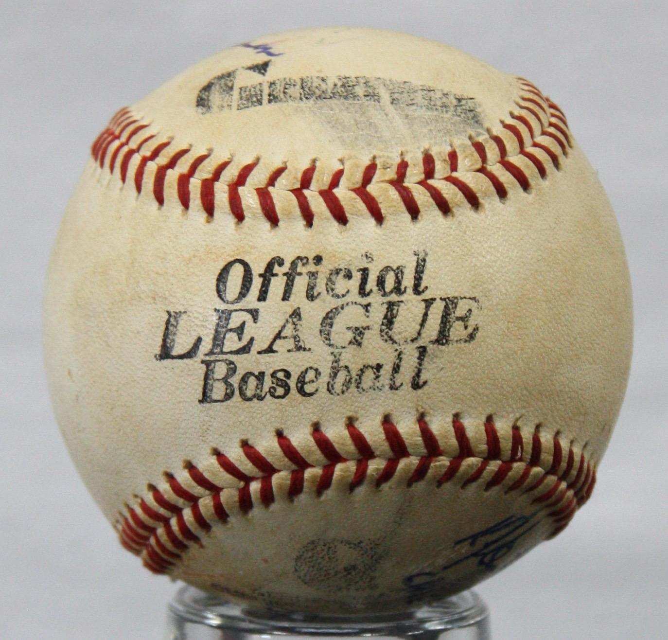 Baseball from 1st game played at Parry Field - 1982 | Collections WA