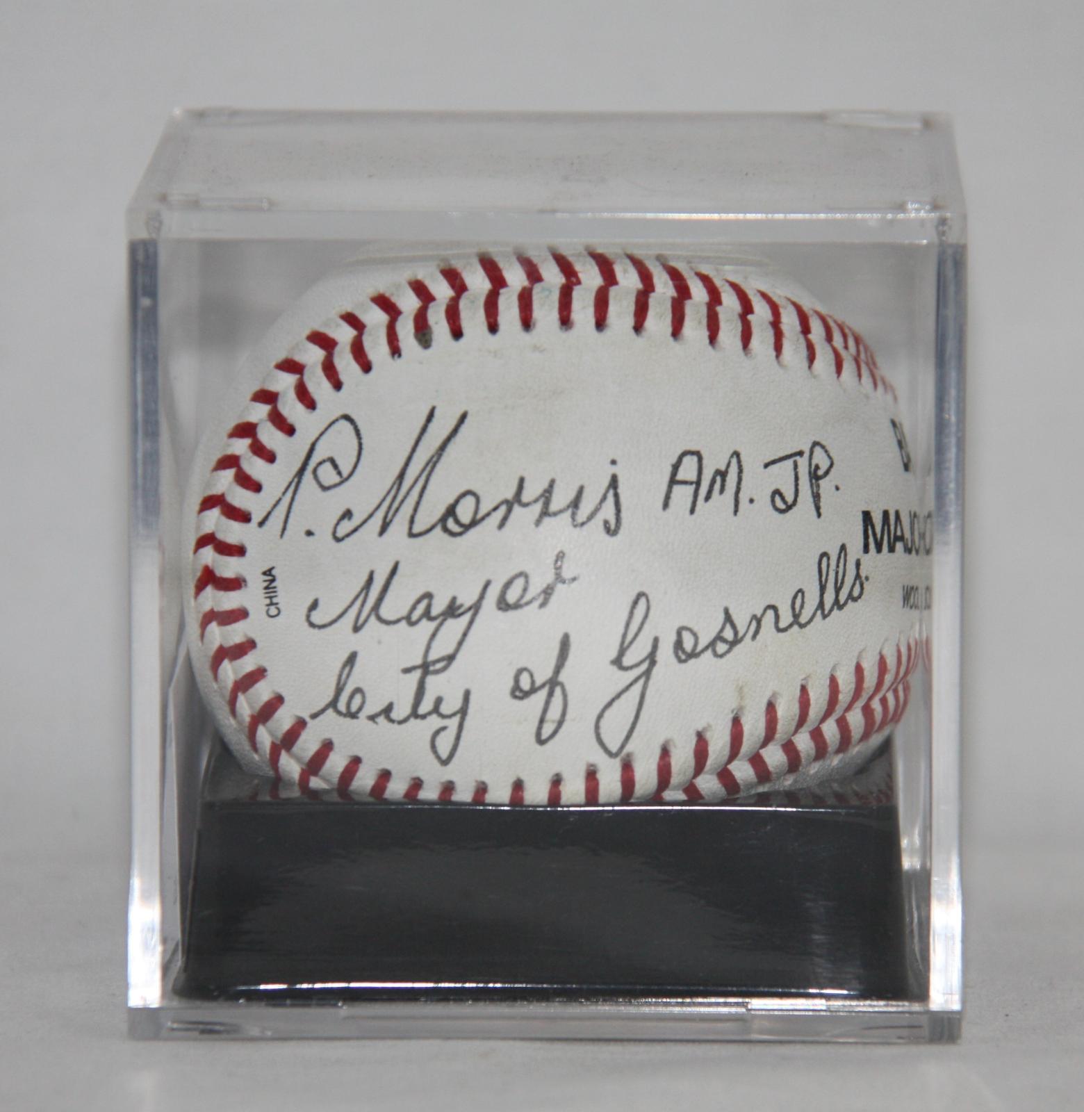 2007 Claxton Shield Series 'first pitch' baseball | Collections WA