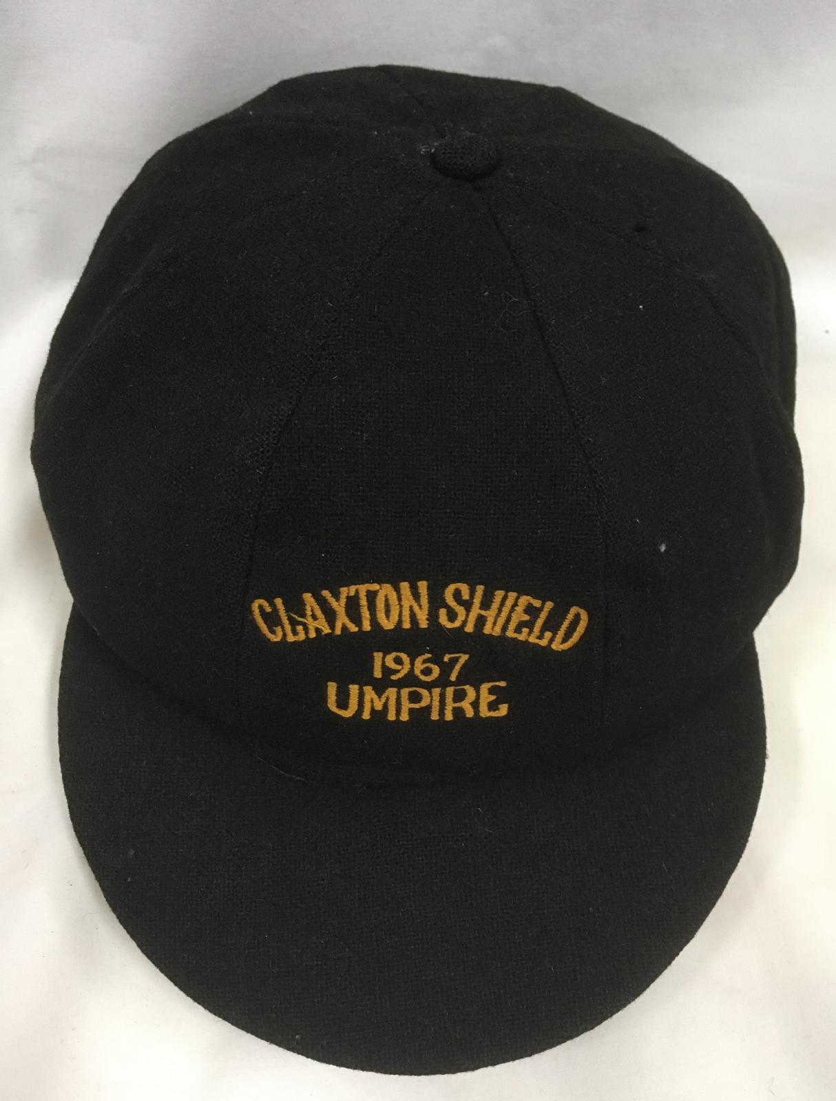 1967 Claxton Shield Series baseball Chief Umpire's cap | Collections WA