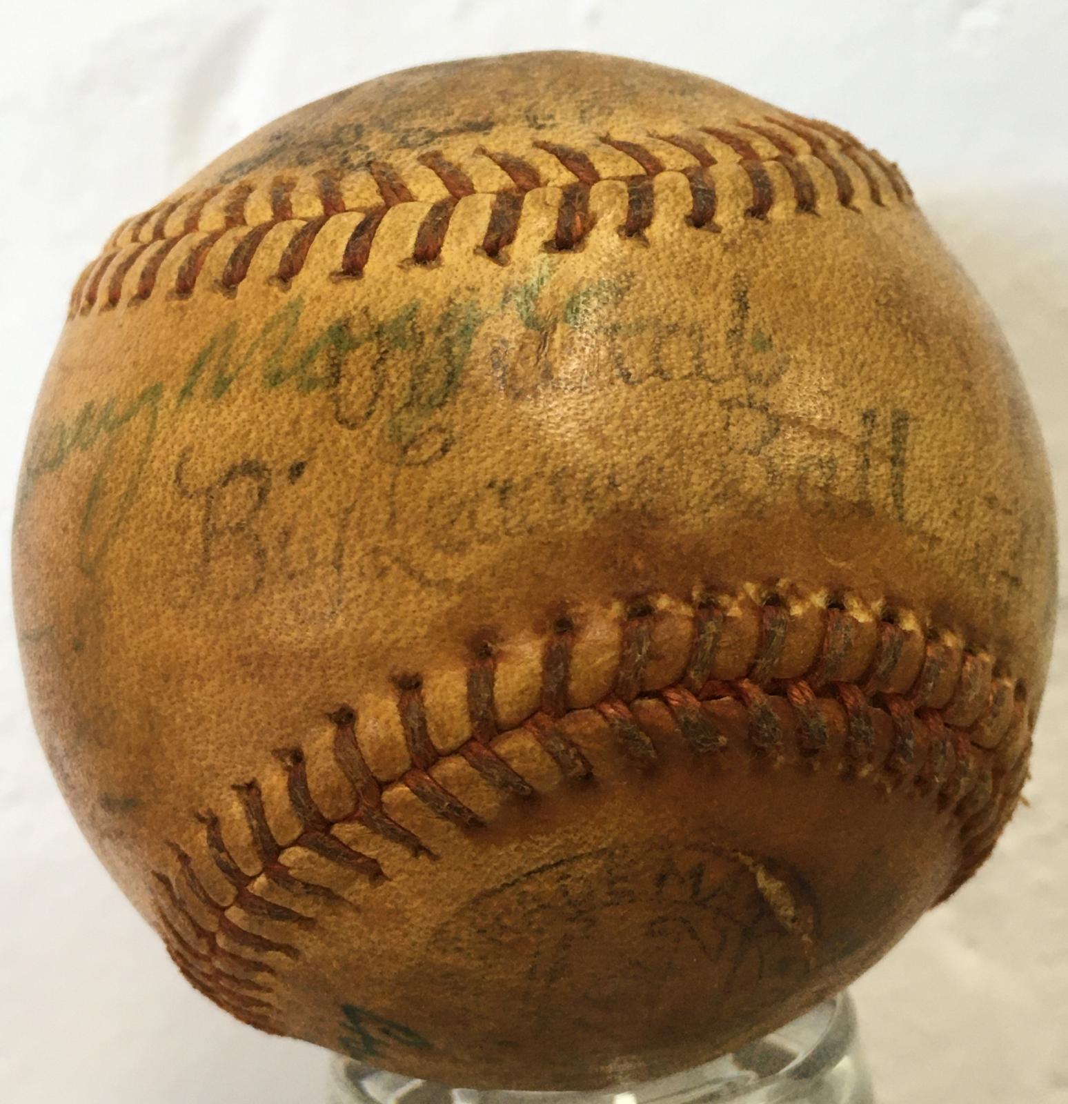 Signed 1973 Claxton Shield Series baseball | Collections WA