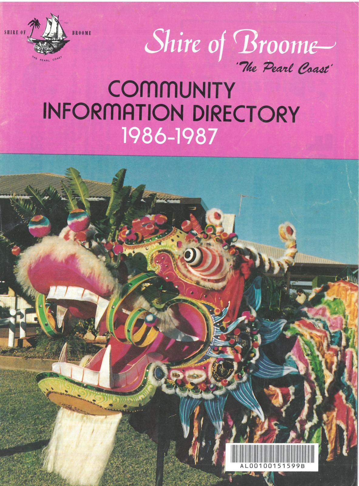 1986-1987 Shire of Broome 'The Pearl Coast' Community Information ...
