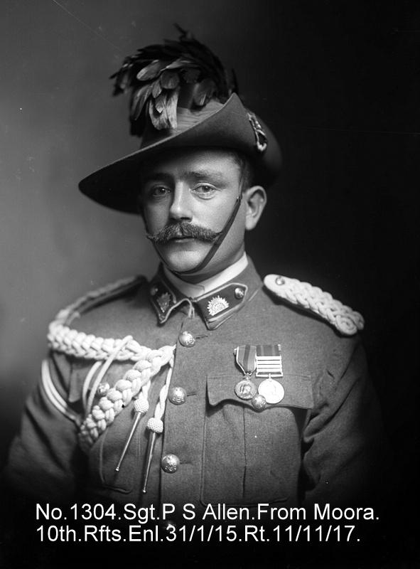 World War 1, Australia, Western Australia, 1304 ALLEN, 10 Light Horse ...