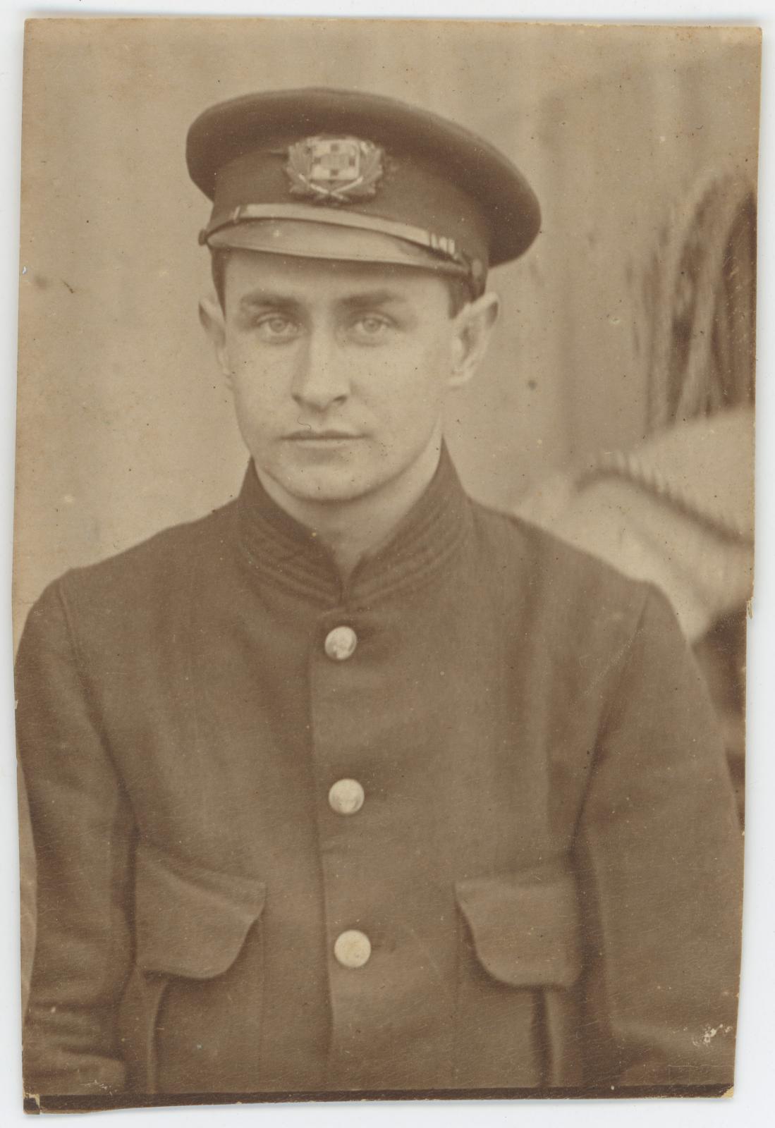 Black and White Passport Photograph of Raymond Parker WARBURTON ...