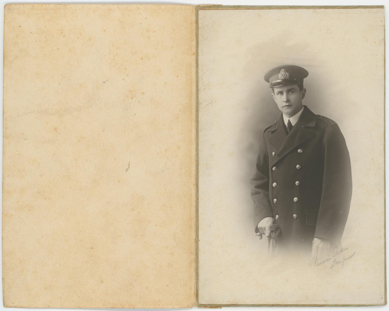 Black and White Photographic Portrait of Raymond Parker WARBURTON ...