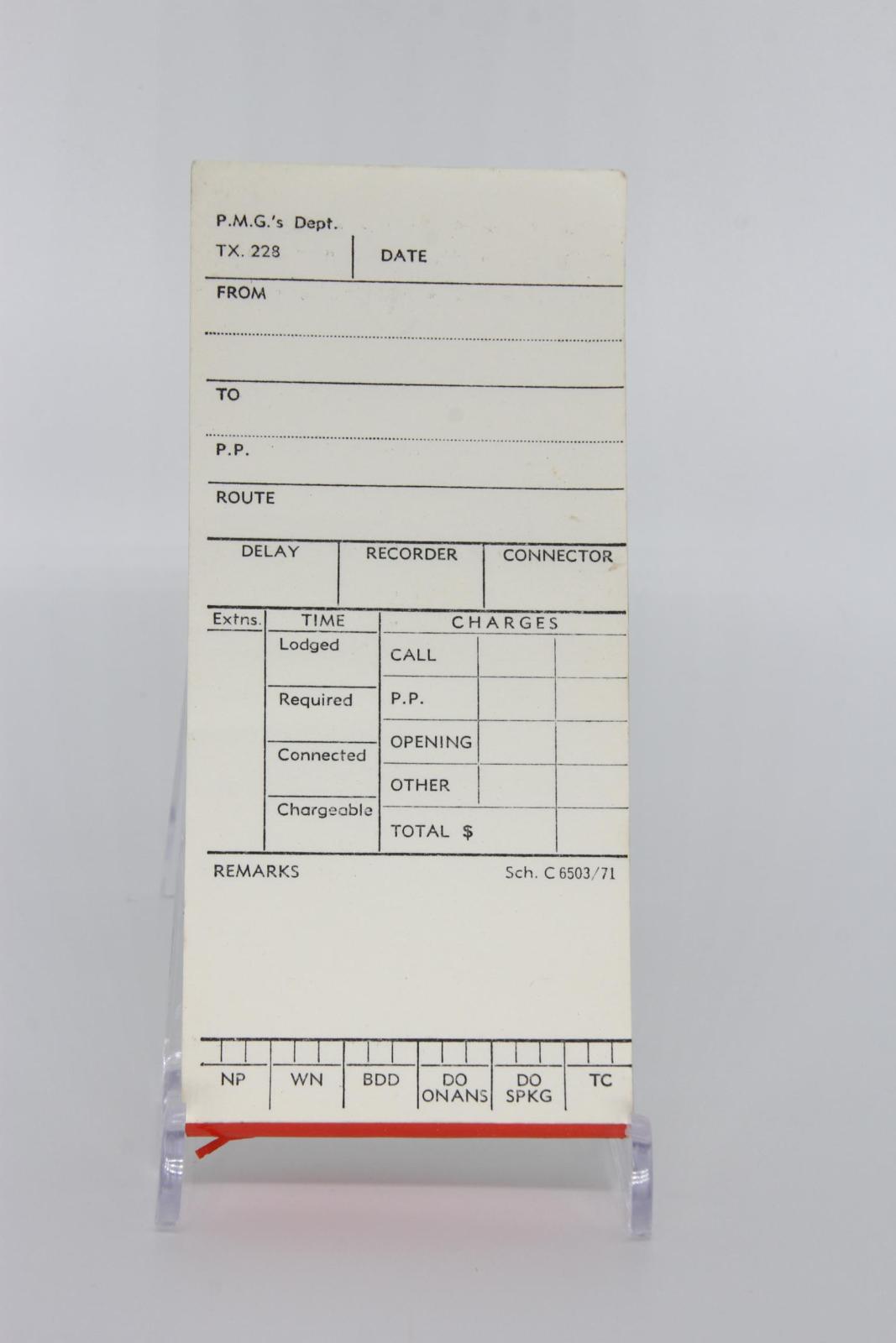 Telephone Record Book | Collections WA