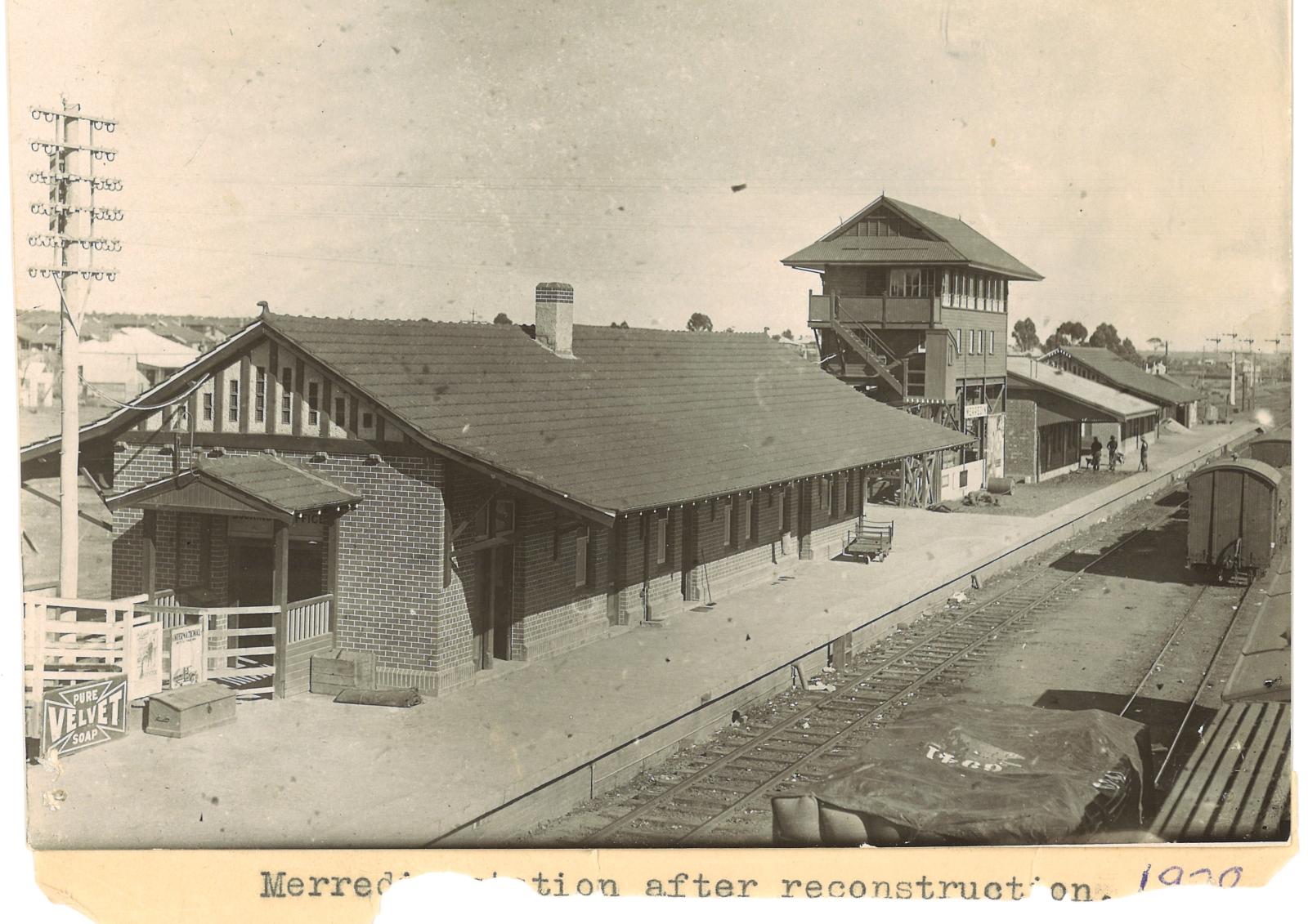 MERREDIN RAILWAY STATION BEFORE & AFTER RECONSTRUCTION | Collections WA