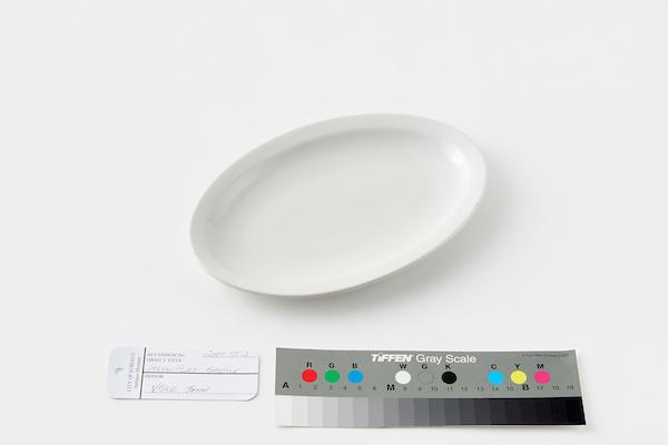 PLATE: BRISTILE, OVAL WHITE | Collections WA