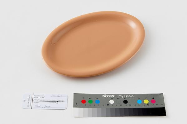 PLATE: WEMBLEY WARE, OVAL, ORANGE | Collections WA