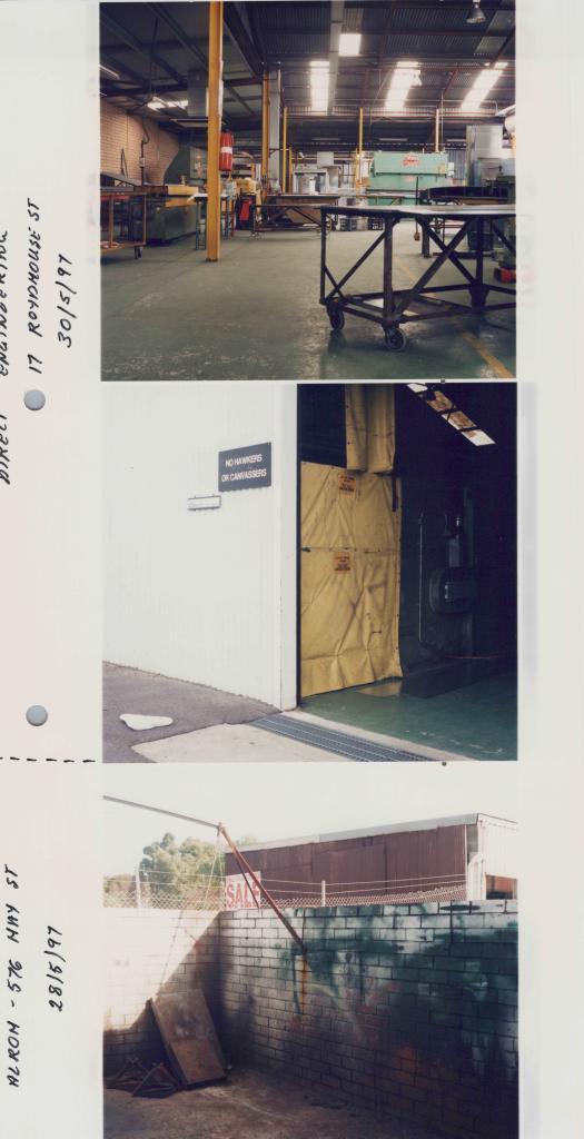 PHOTOGRAPH (PROOF SHEET): INTERIOR OF DIRECT ENGINEERING AND ALROH ...