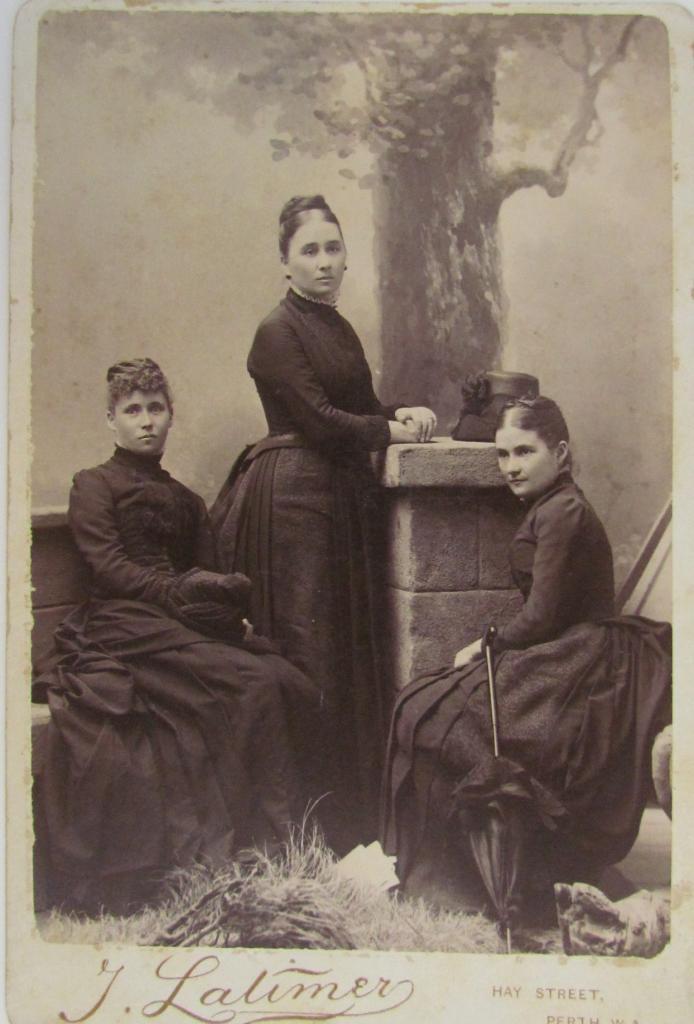 PHOTOGRAPH: PORTRAIT OF THE NEWMAN SISTERS, MARY, CORA AND LILLY, CIRCA ...