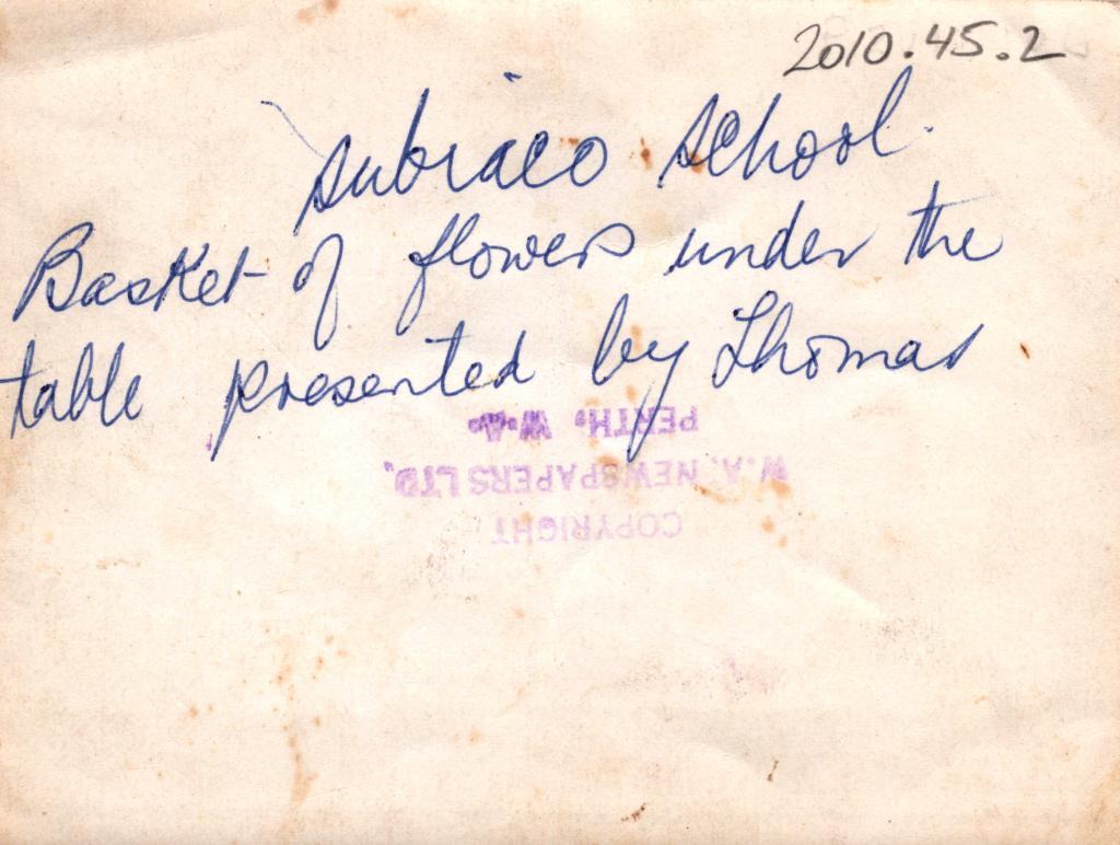 PHOTOGRAPH: SUBIACO PRIMARY SCHOOL ASSEMBLY | Collections WA