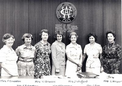 1 B/W Photo 8x10. CWA of WA delegation to Area Conference | Collections WA
